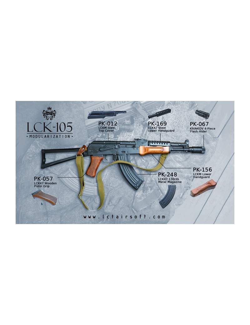 LCT AK Steel Upper Handguard with Vent Holes ( PK169 )